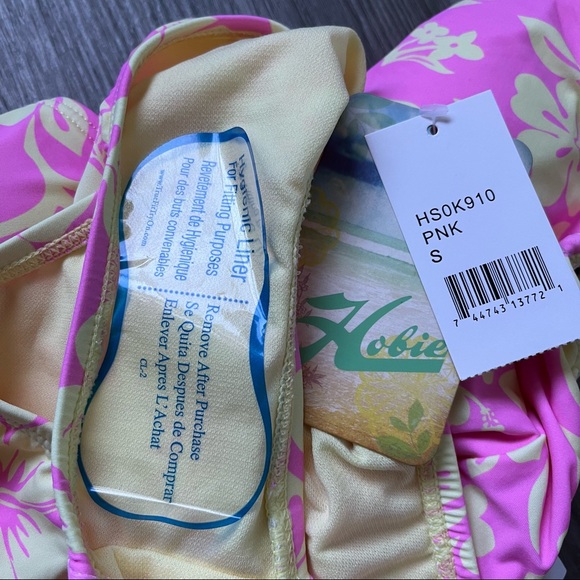Hobie | Swim | Vntg Hawaiian Flower Strappy One Piece Swimsuit | Poshmark